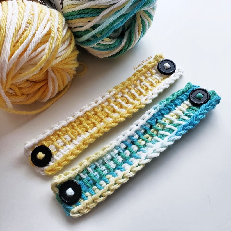 Mask Mates Tunisian Crochet Pattern Easy Pattern PDF Instant Download ...