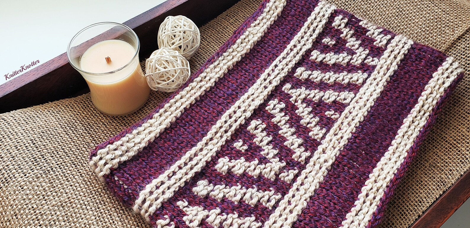 Easy Tunisian Crochet Pattern Asha Cowl Two Stitch Pattern - Etsy