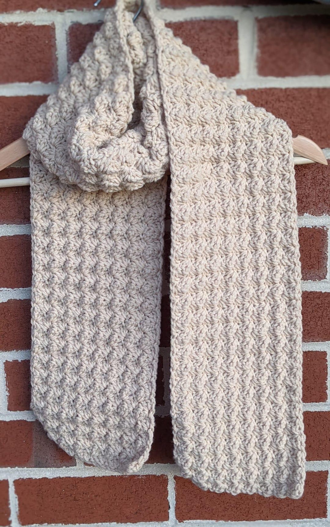 Handmade Crochet Scarf – Soft Acrylic Yarn, Buff Scarf, Cozy Winter ...