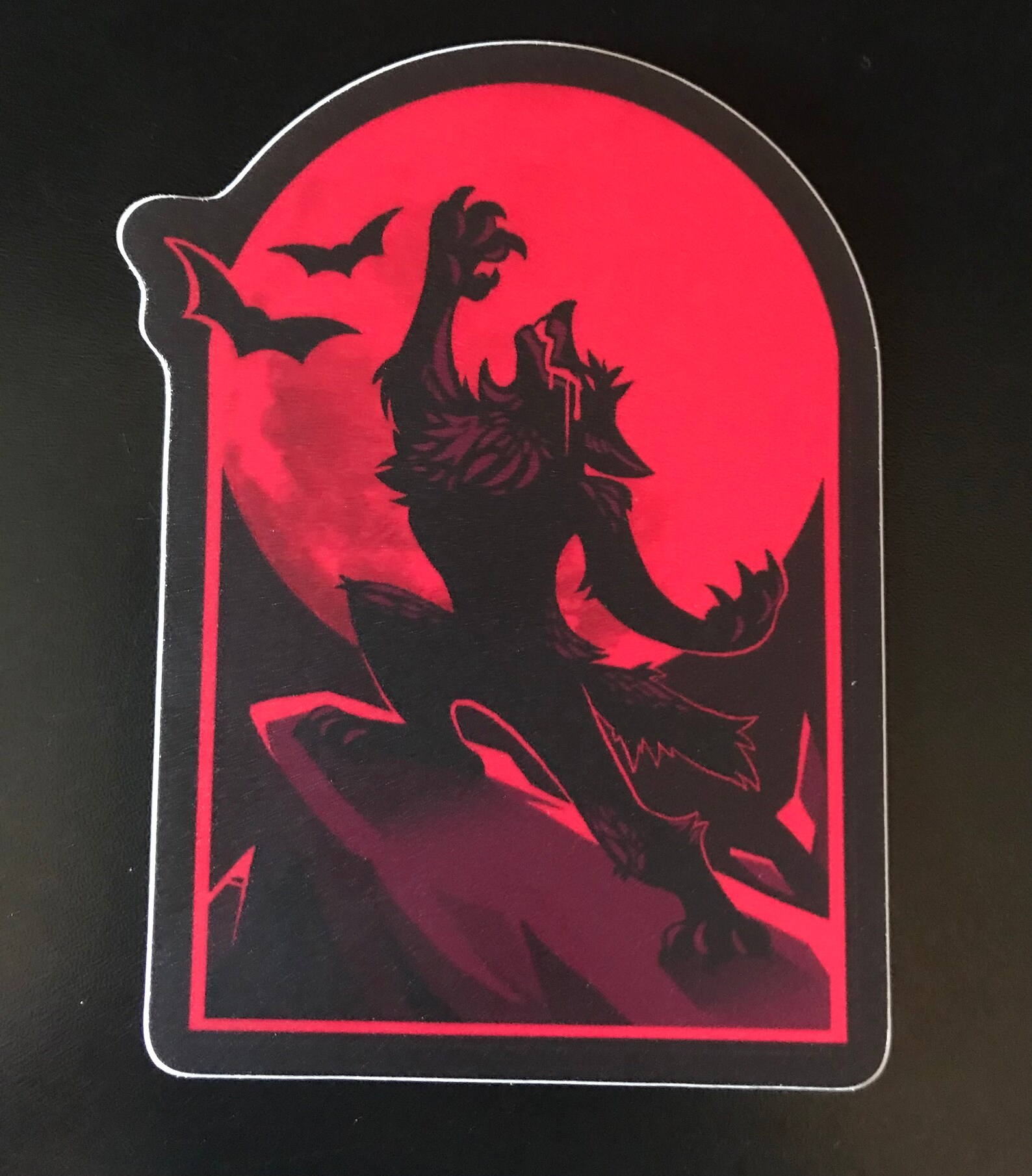 Blood Moon Vinyl Sticker - Etsy