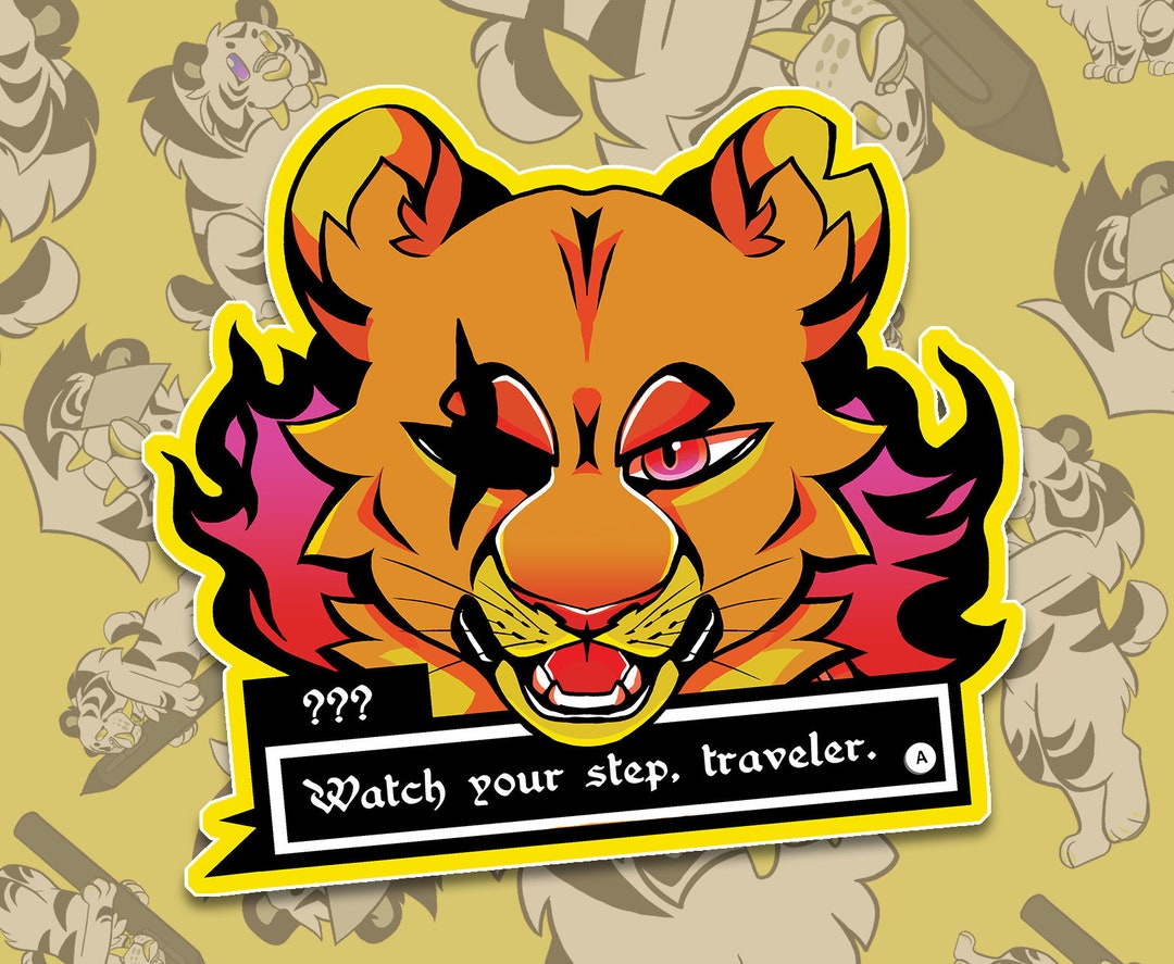 Watch Your Step Vinyl Sticker - Etsy