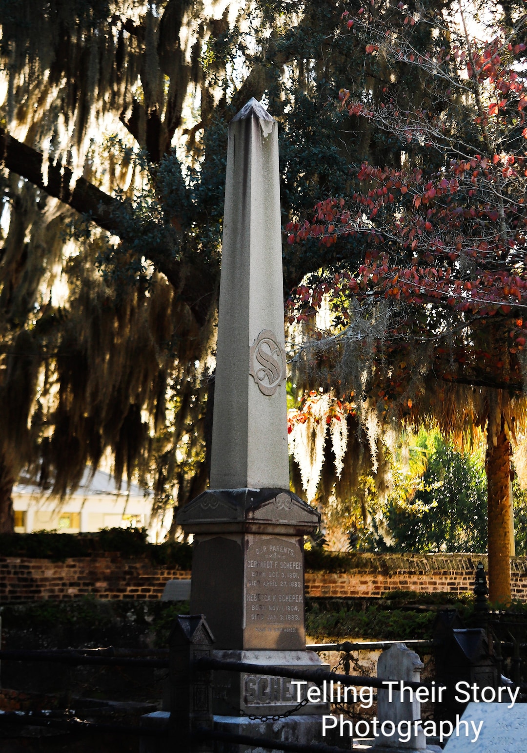 Scheper Obelisk Gravestone Monument Headstone Photographic Print ...