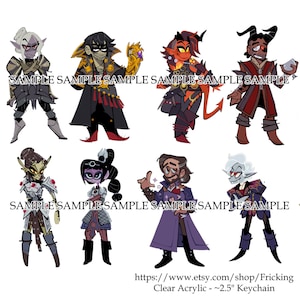 BG3 Favored Attack Keychain - Etsy