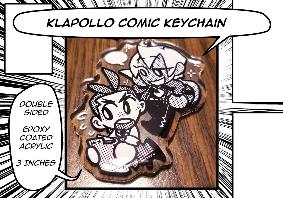 Comic Klapollo Keychain - Etsy