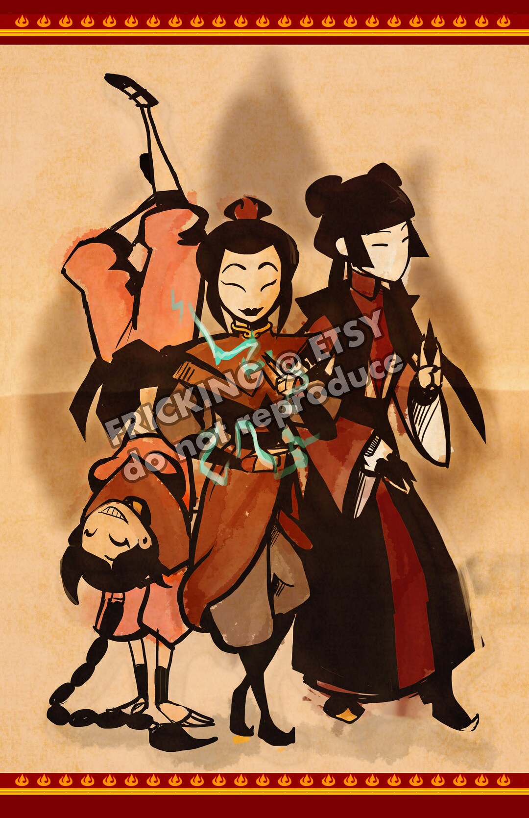 Ozai's Angels Poster Print - Etsy
