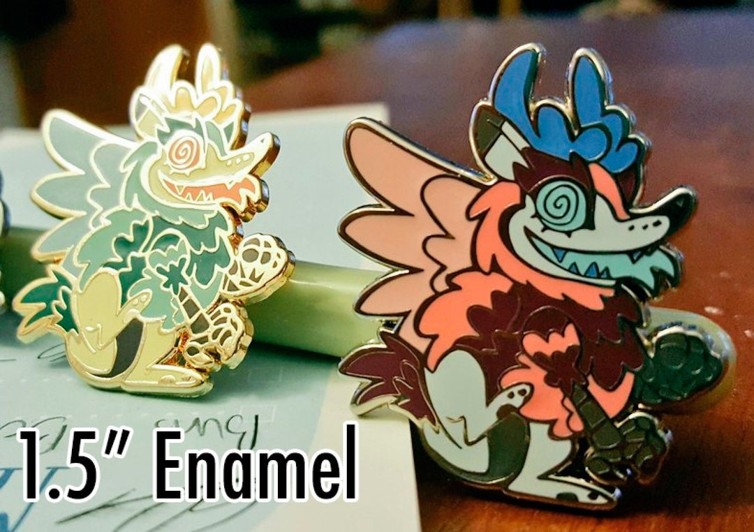 Dragon Enamel Pins - Etsy