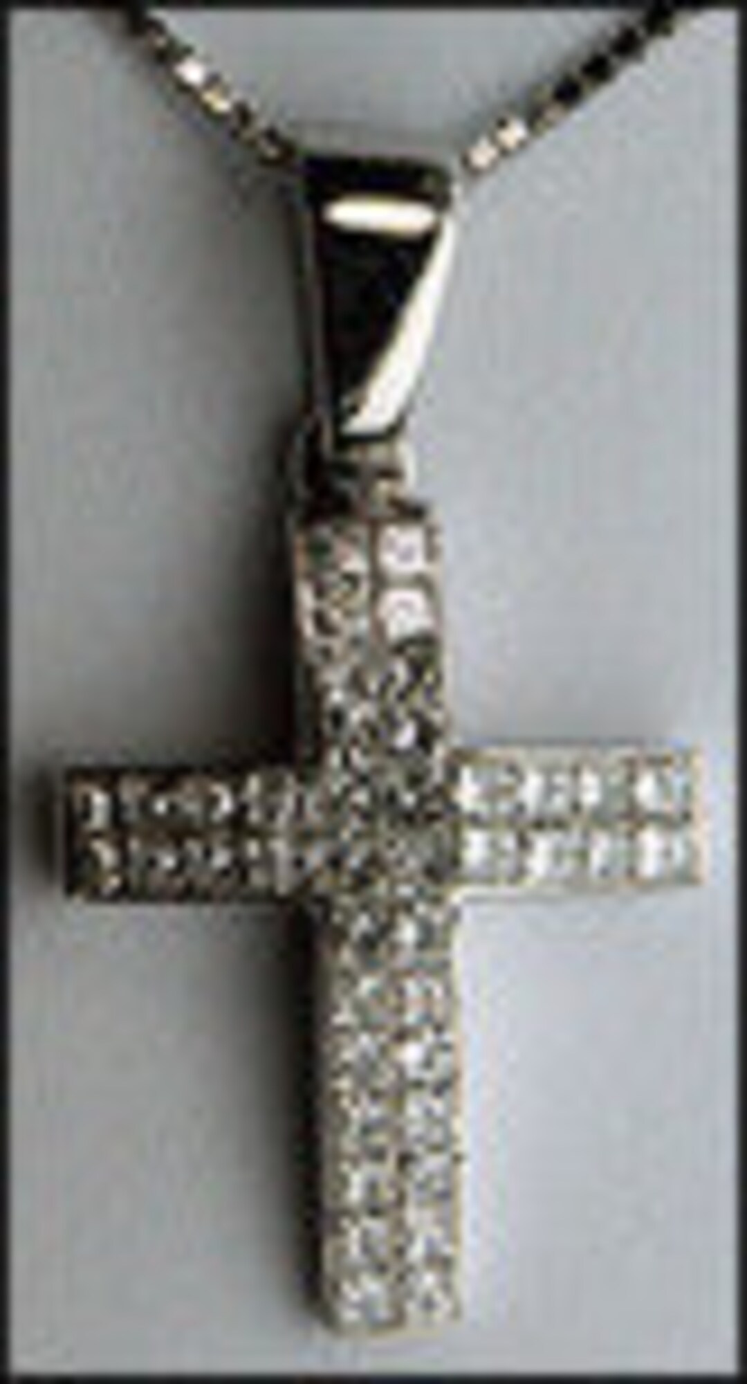 Princess Cut, Invisible Setting, Diamond Cross, .75ct Diamond - Etsy