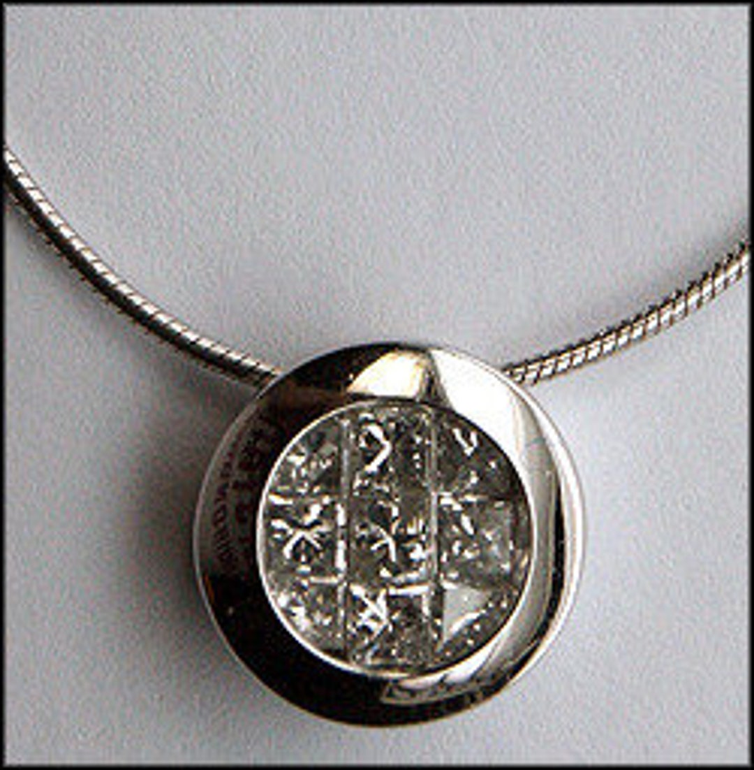 Invisible Set Floating Diamond Pendant .98ct - Etsy