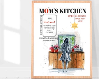 Kitchen art print | Etsy