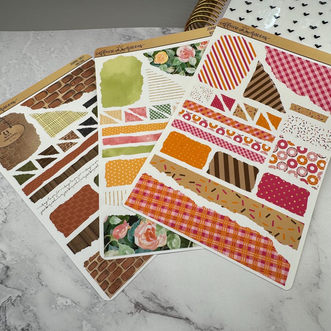 Journal Sheets | Planning Stickers - Etsy