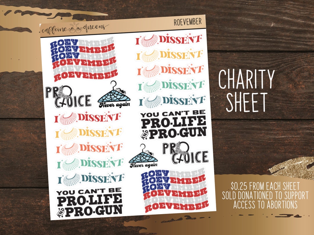 Roevember Planning Stickers - Etsy