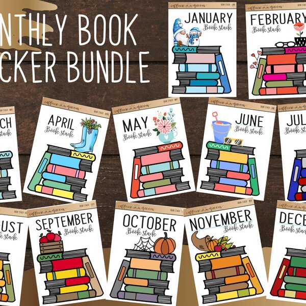 Reading Planner Stickers - Etsy