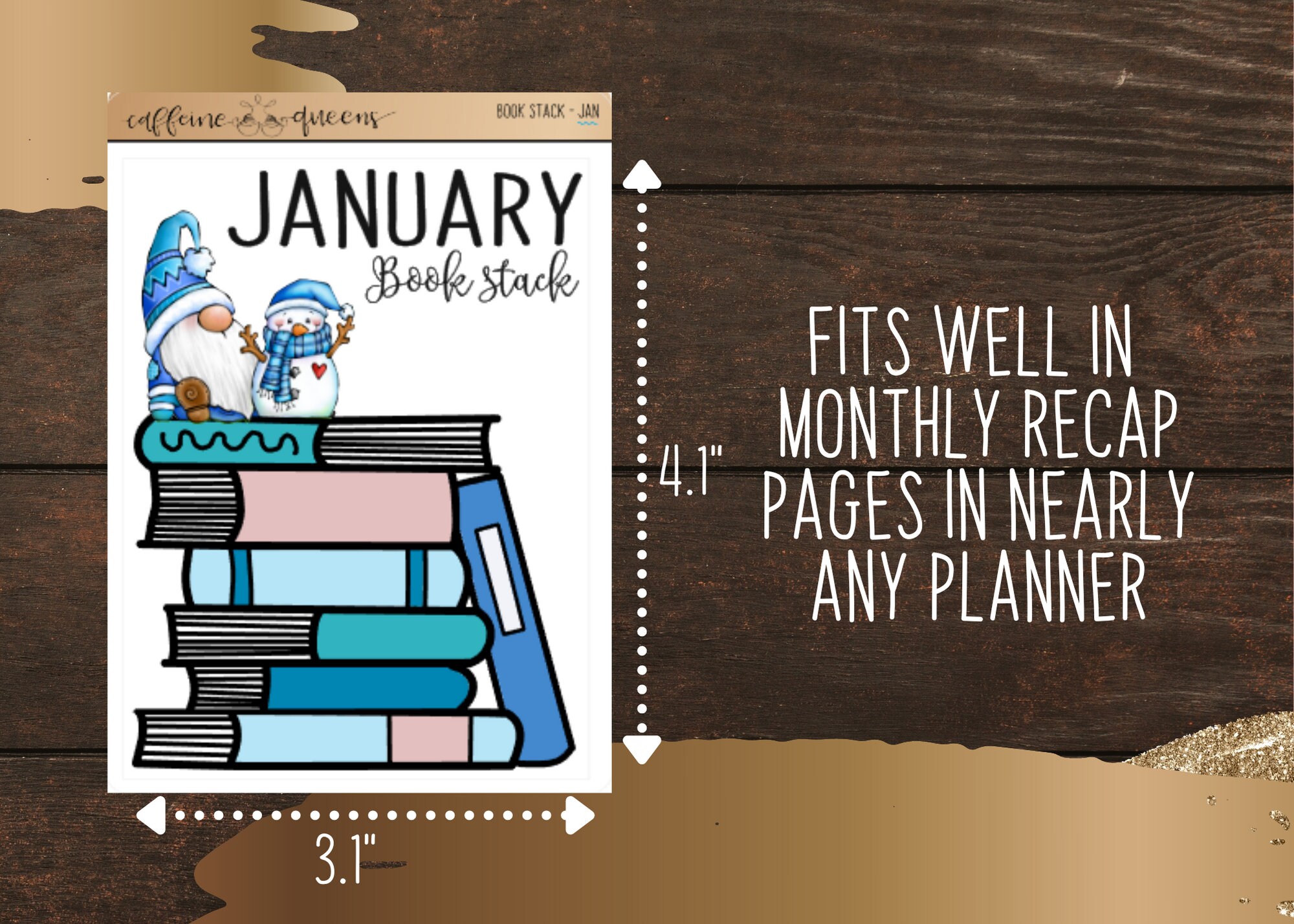 Monthly Themed Bookstack Bundle | Reading Planner Stickers - Etsy