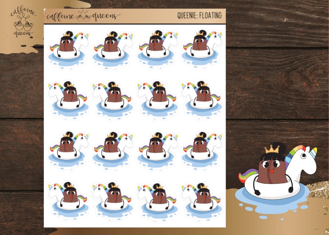 Queenie Loves Pool Floaties Planning Stickers - Etsy