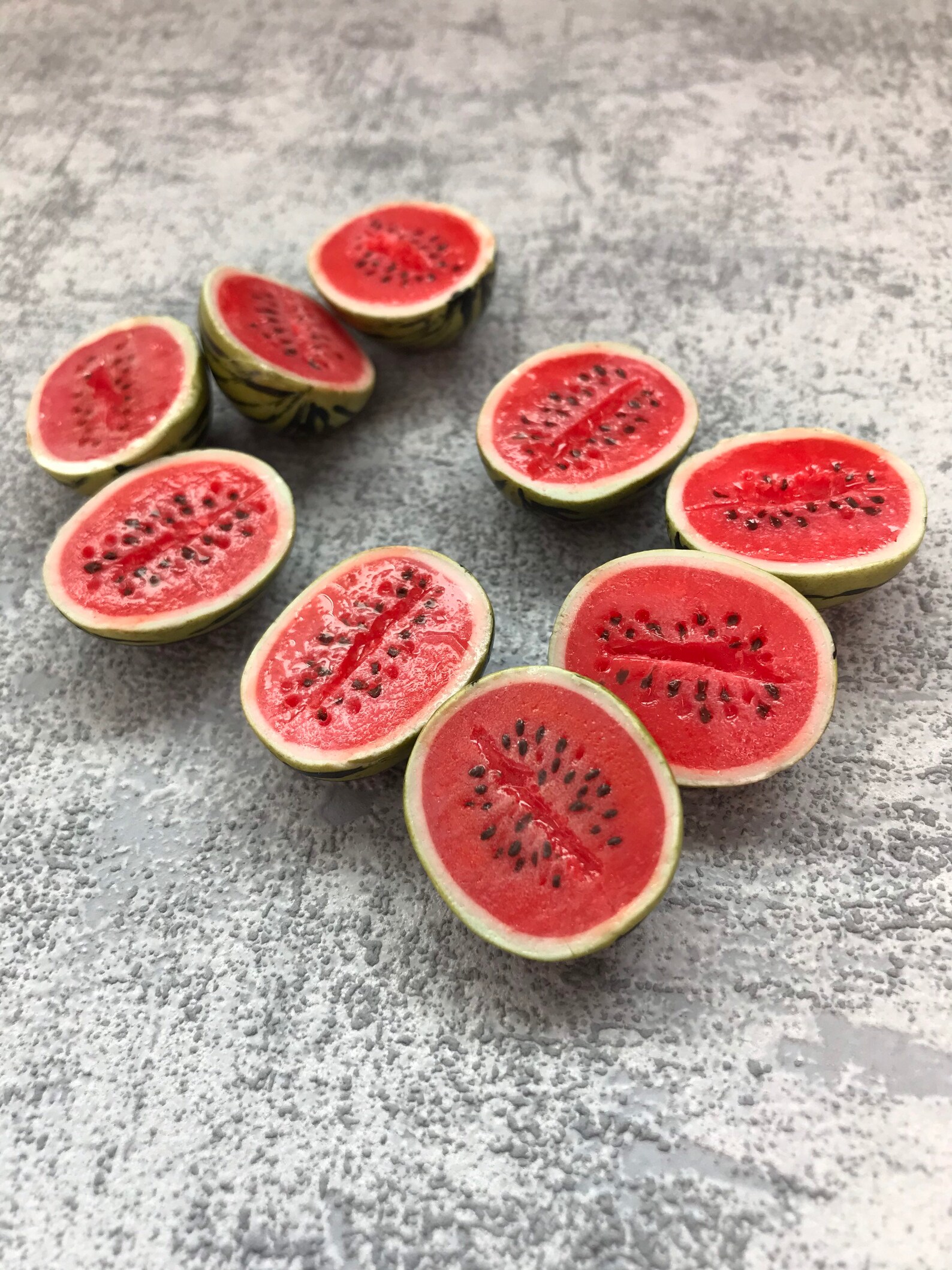 Play Food Watermelon , Dollhouse Miniatures , Miniature Food ...