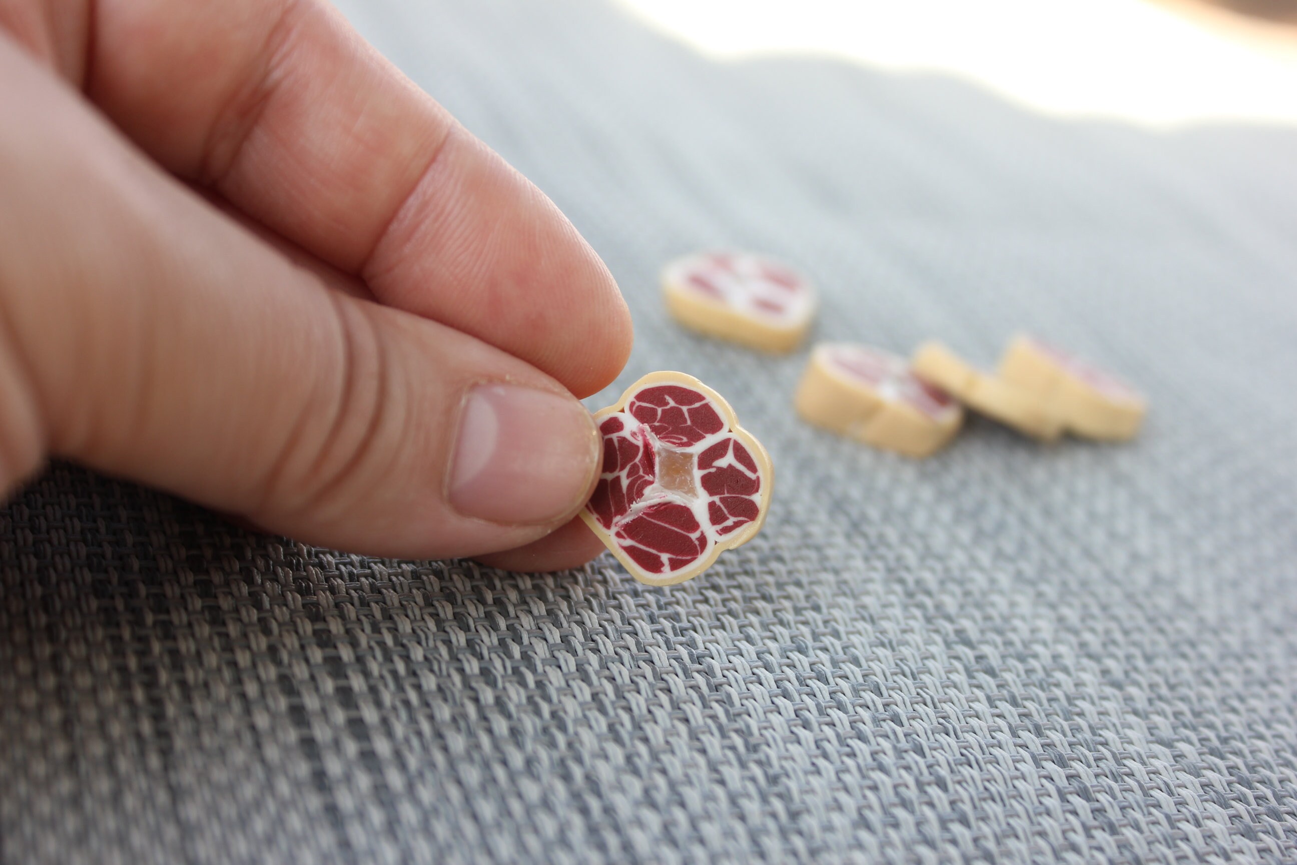 Steak Meat Miniature From Polymer Clay Educational Toy for | Etsy