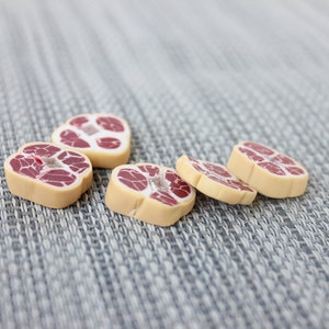 Steak Meat Miniature From Polymer Clay Educational Toy for - Etsy
