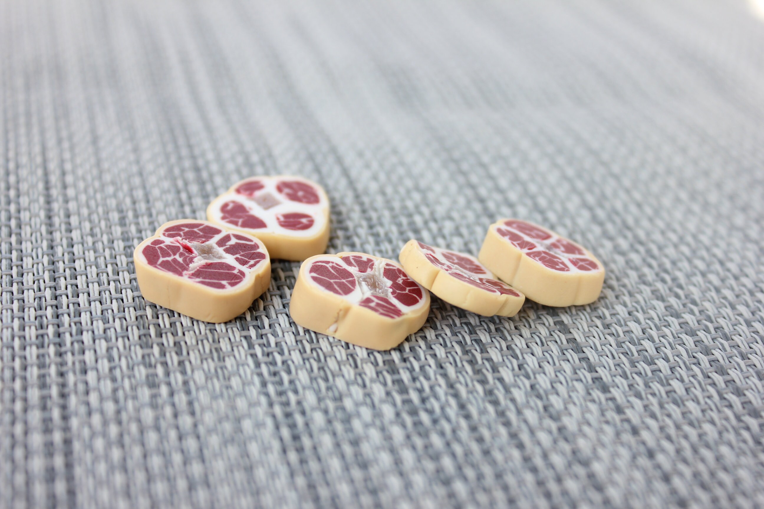 Steak Meat Miniature From Polymer Clay Educational Toy for | Etsy