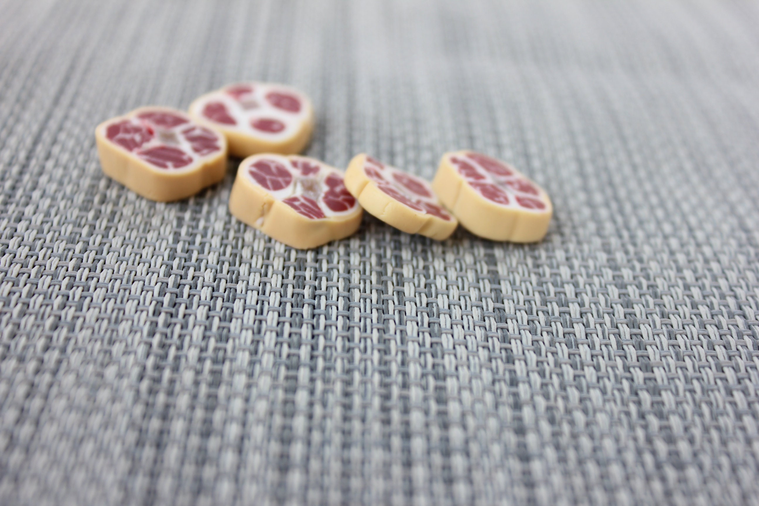 Steak Meat Miniature From Polymer Clay Educational Toy for | Etsy