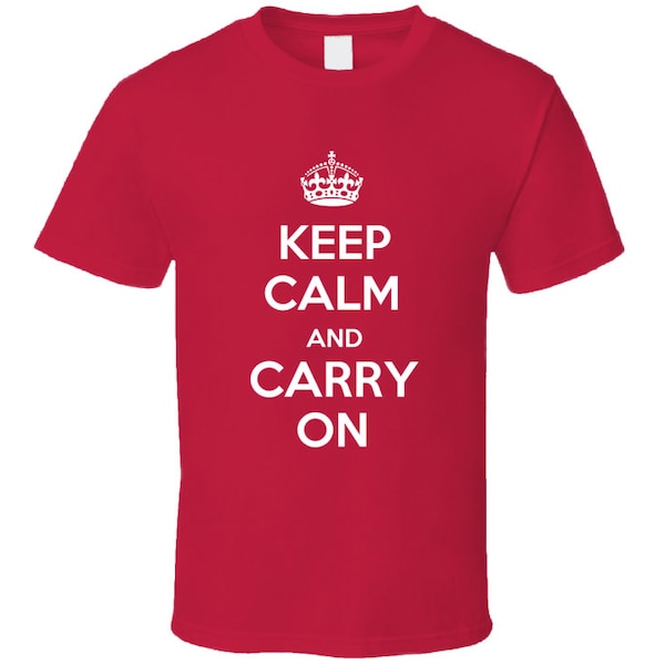 Keep Calm T Shirt - Etsy