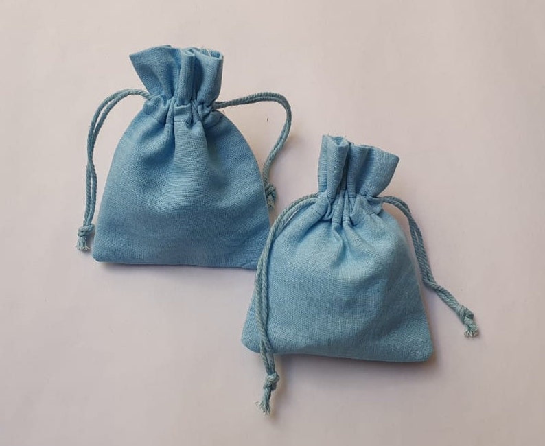 100 Cotton Drawstring Pouch Eco-friendly Pouch Reusable | Etsy