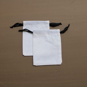 100 Cotton Drawstring Pouch, Eco-friendly Pouch, Reusable Cotton Pouch ...