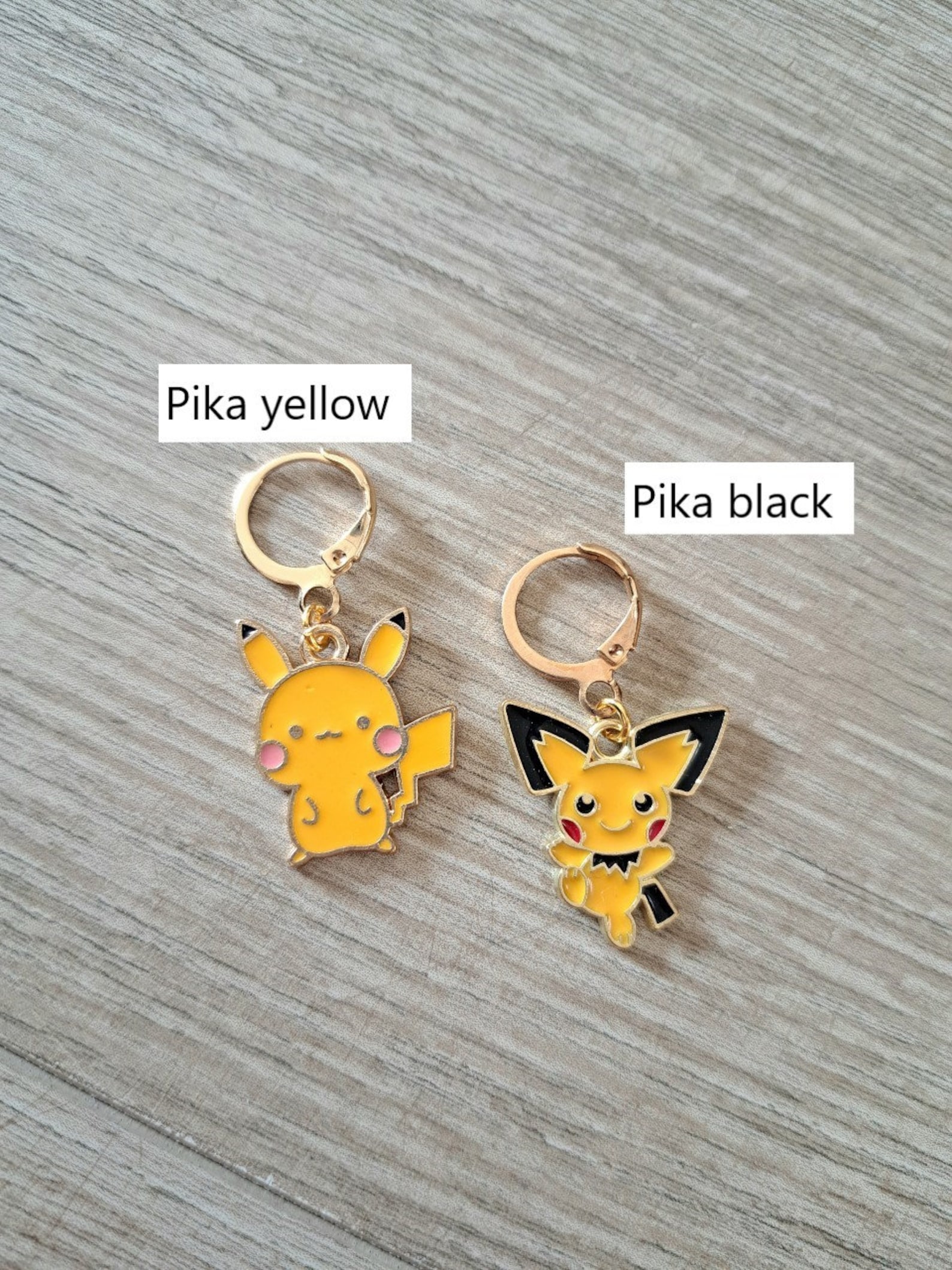 Handmade Jiggly Eev Toga Bul Duck Pika Cat Stitch Markers. Game Cartoon ...