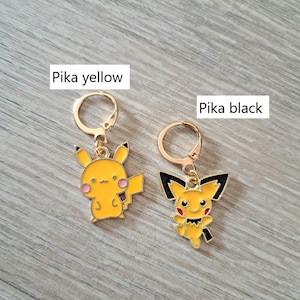 Handmade Jiggly Eev Toga Bul Duck Pika Cat Stitch Markers. Game Cartoon ...