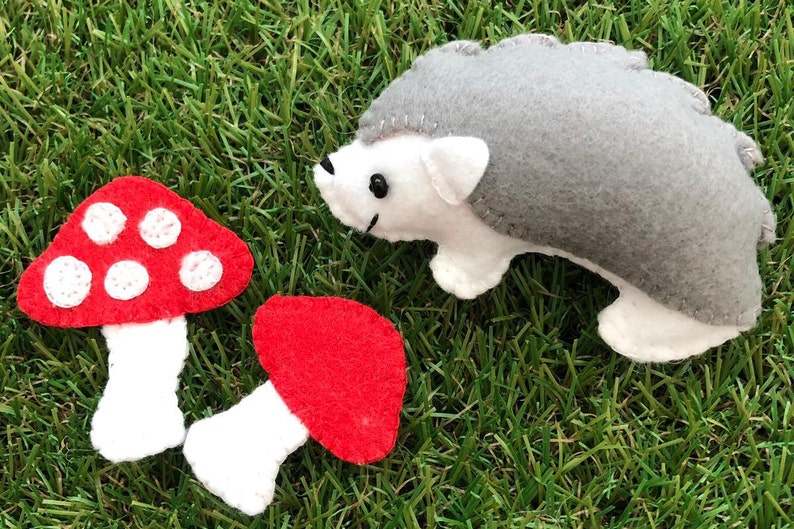 Hedgehog Felt Pattern PDF, Pet Felt Animal Pattern, Hand Sewn Creations ...
