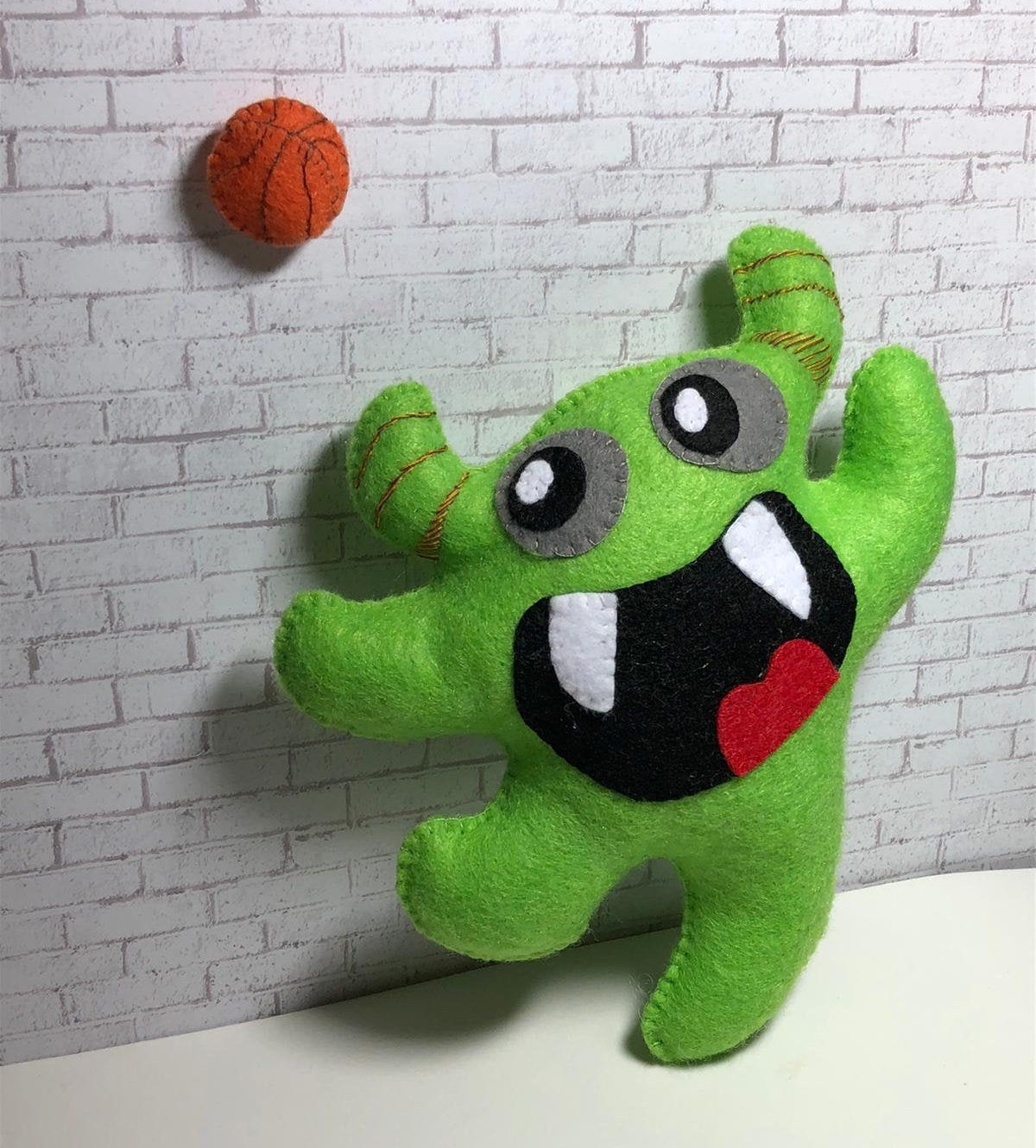 Monster Felt PDF Pattern Felt Animal Sewing Pattern - Etsy