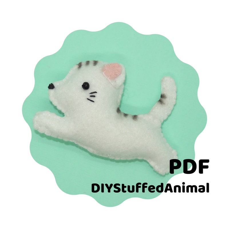 Felt Kitten - Etsy