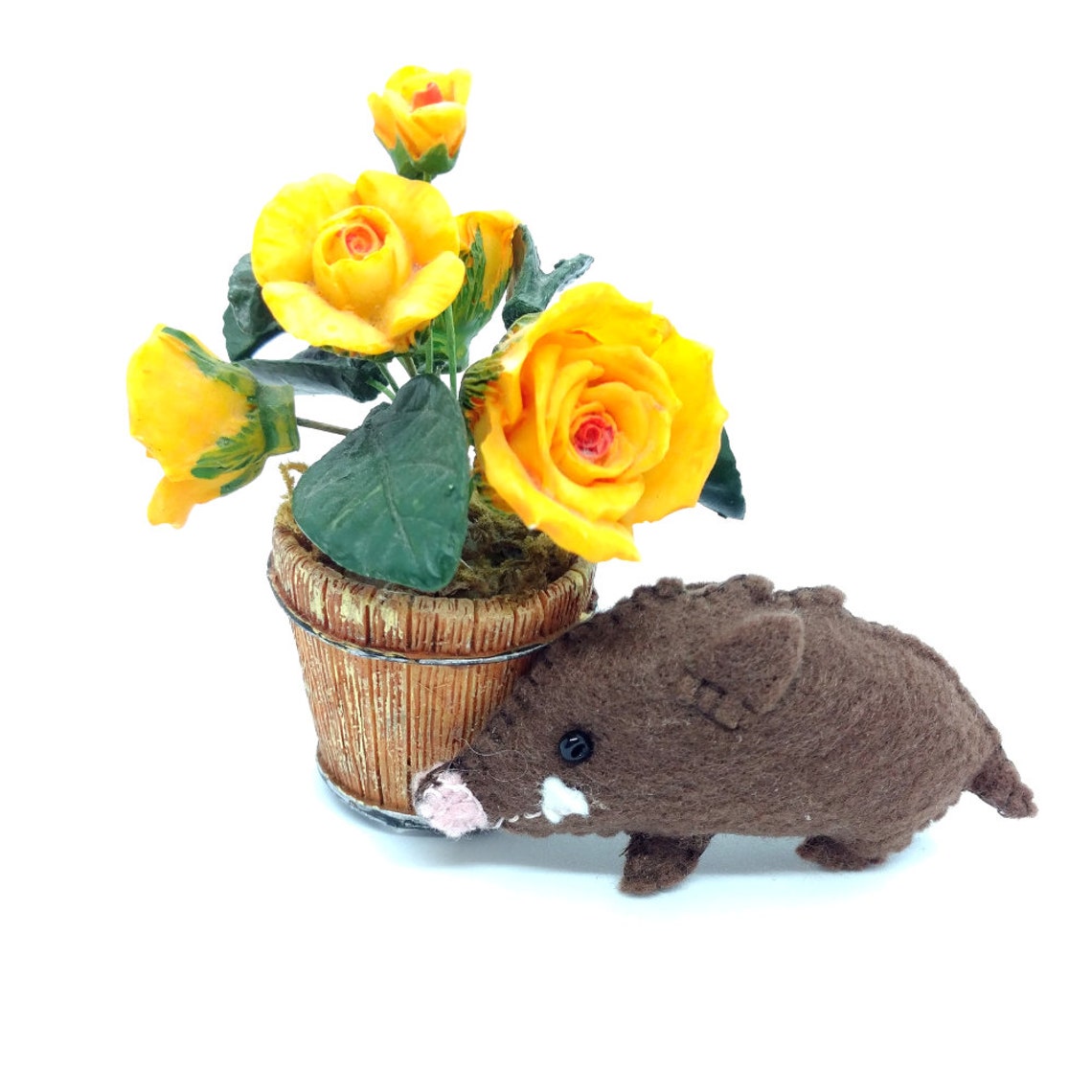 Wild Boar Felt Pattern PDF, Pig Felt Animal Pattern, Hand Sewn ...