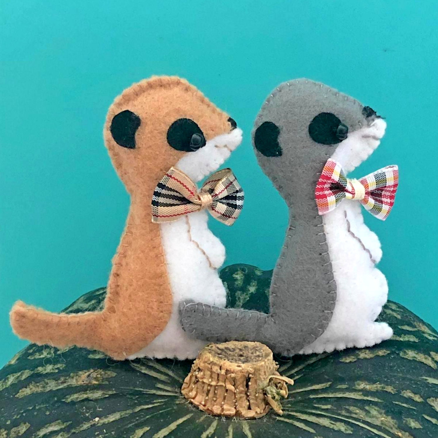 Meerkat Felt PDF Pattern, Felt Animal Sewing Pattern, Hand-sewn Crafts ...