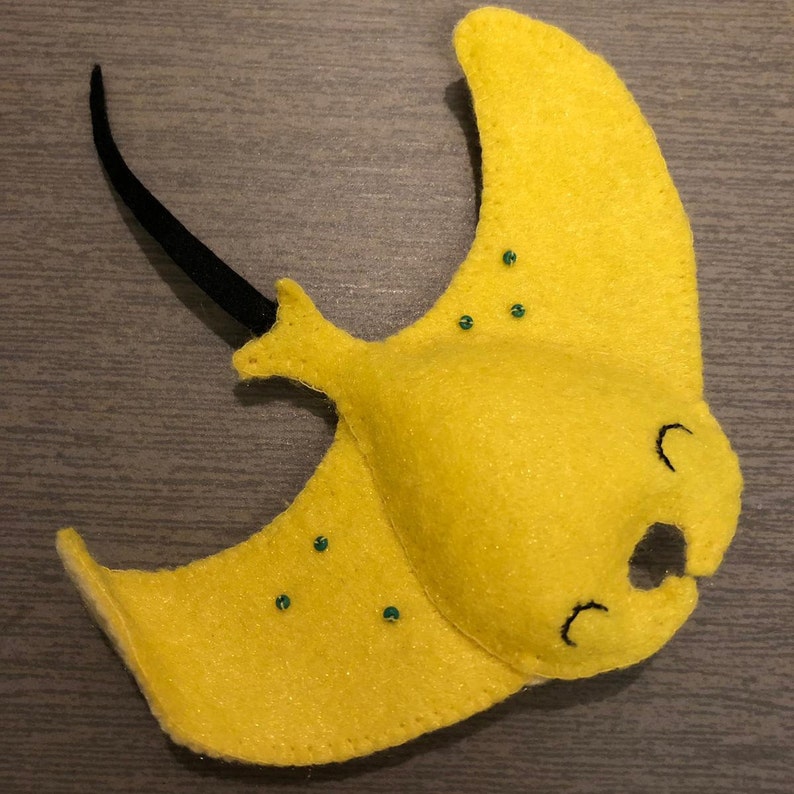 Manta Ray PDF Pattern, Marine Animals, Sharks, Felt Animal Sewing ...