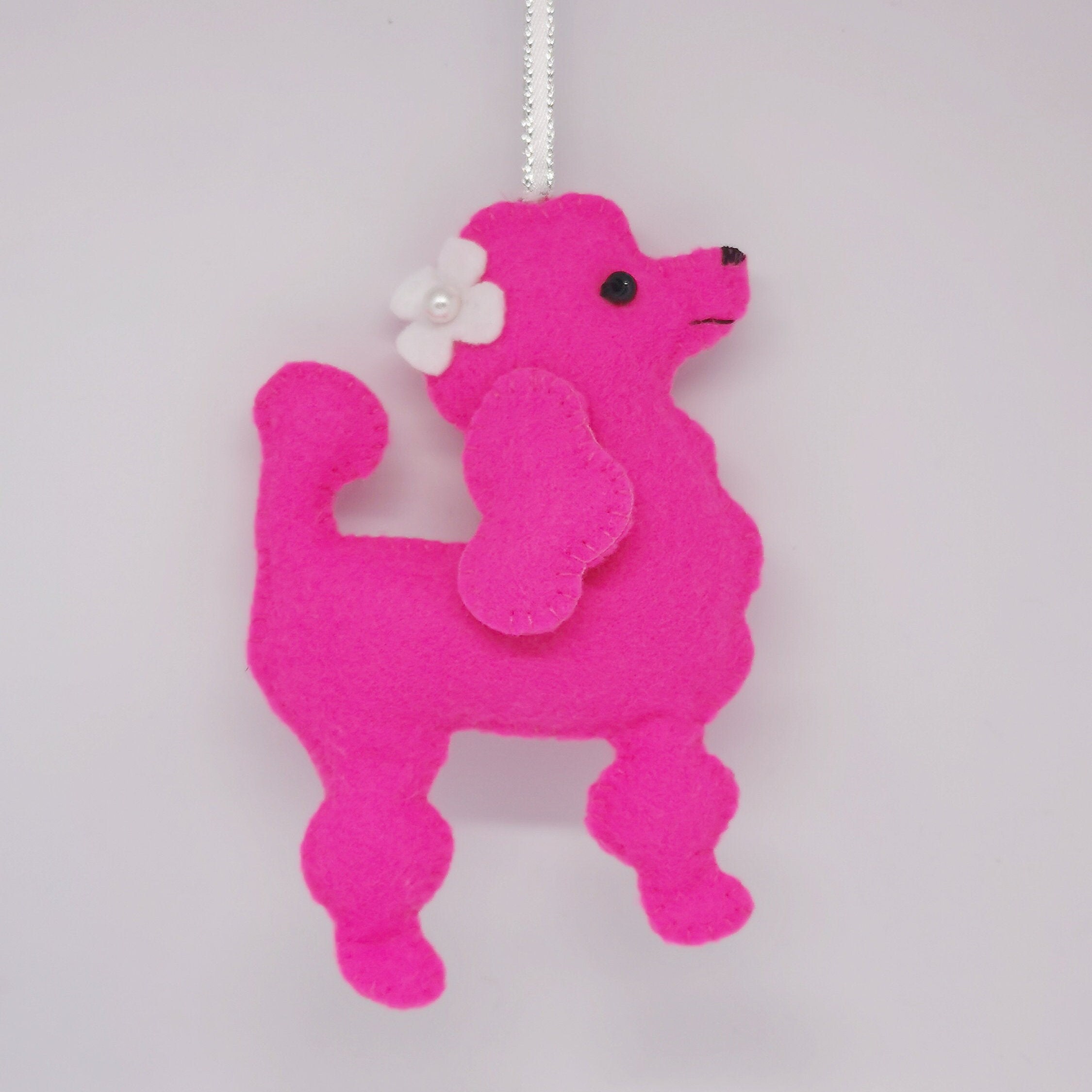 Poodle Felt PDF Pattern, Felt Animal Sewing Pattern, Hand-sewn Crafts ...