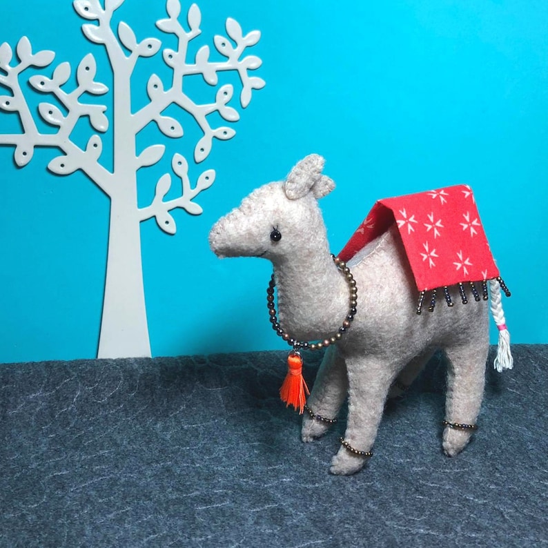 Camel Felt Pattern PDF, Desert Felt Animal Pattern, Hand Sewn Creations ...
