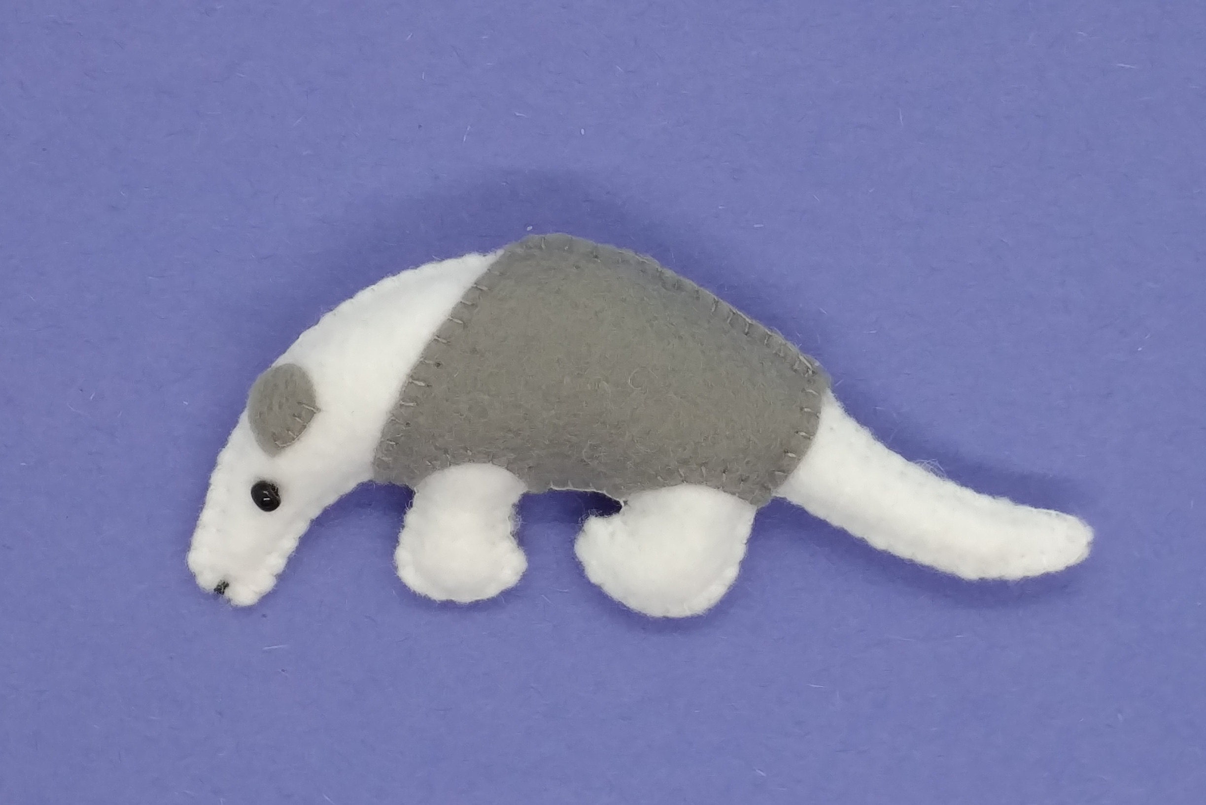 Anteater Felt Pattern PDF, Felt Animal Pattern, Hand Sewn Creations ...