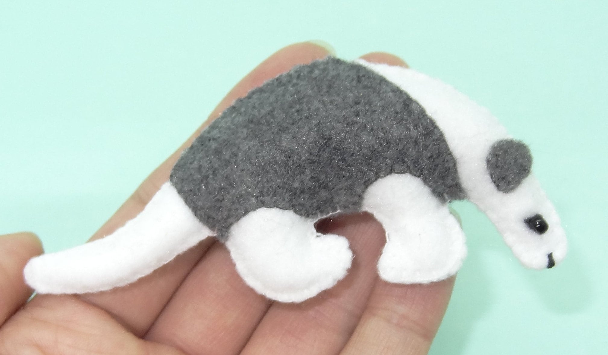Anteater Felt Pattern PDF, Felt Animal Pattern, Hand Sewn Creations ...