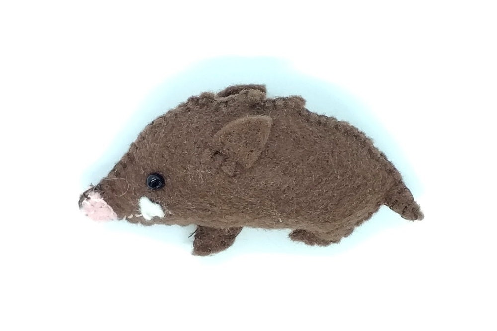 Wild Boar Felt Pattern PDF, Pig Felt Animal Pattern, Hand Sewn ...