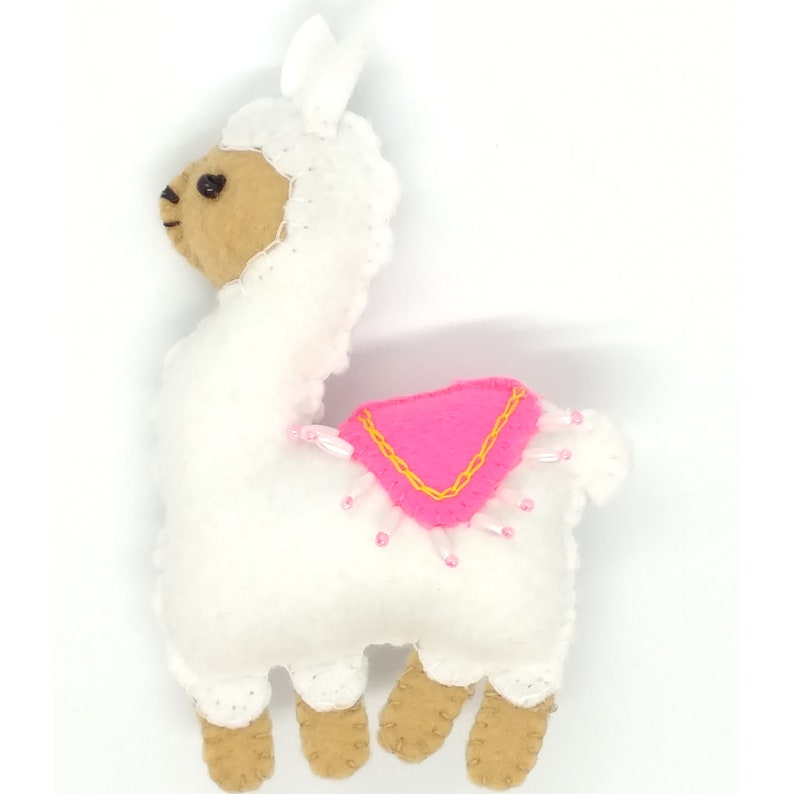 Alpaca Felt Pattern PDF, Fleece Felt Animal Pattern, Hand Sewn ...