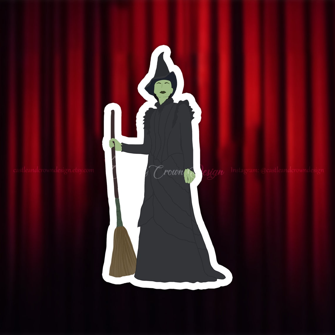 Elphaba defying Gravity Wicked Inspired Sticker 3 Waterproof - Etsy