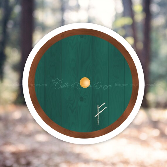 Hobbit-hole Door Hobbit/lord of the Rings Inspired Sticker | Etsy