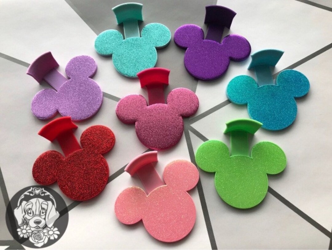 Glitter Mouse Head Hooks, Mouse Ears Display - Etsy
