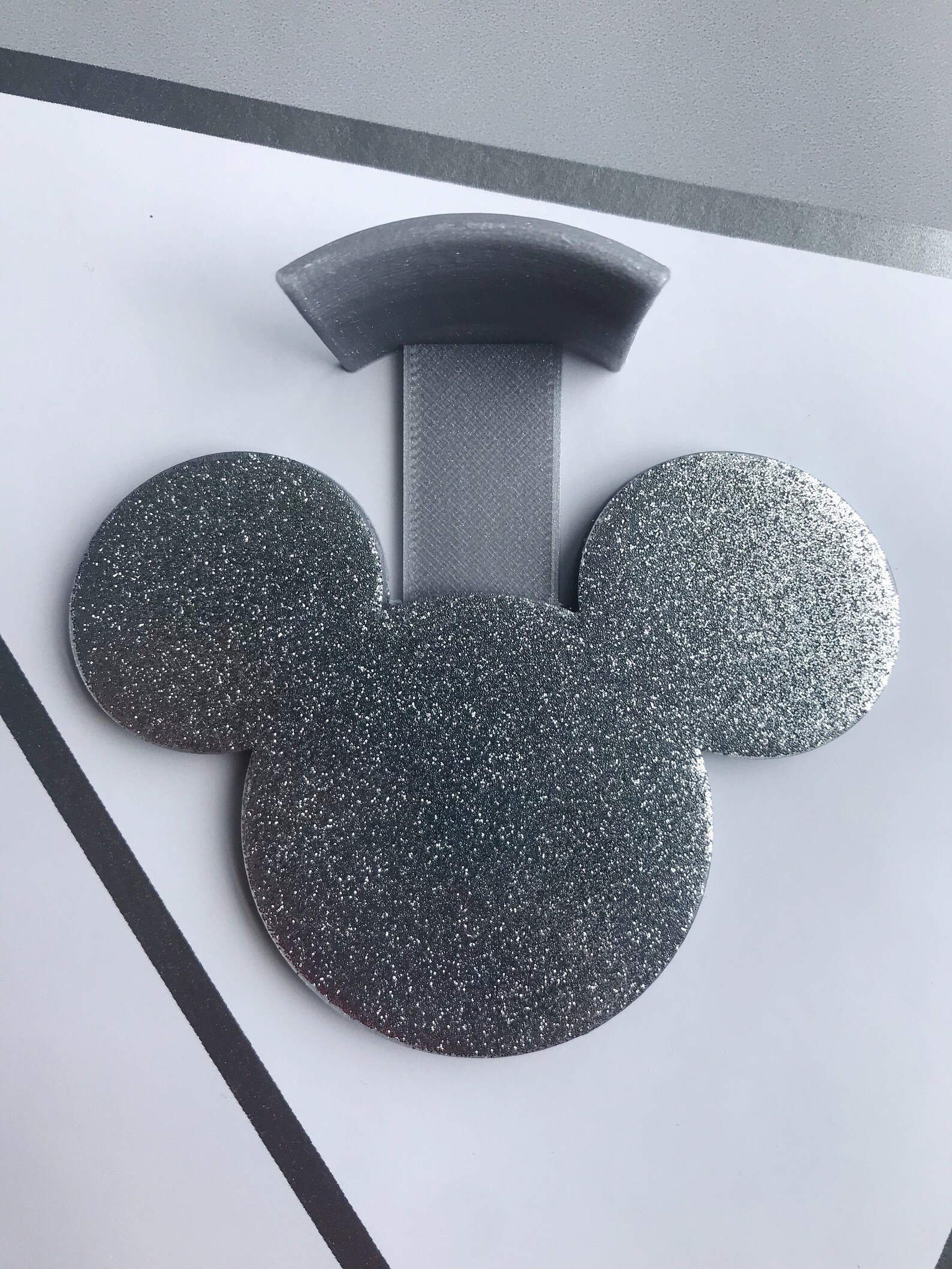 Glitter Mouse Head Hooks Mouse Ears Display | Etsy