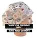 Rad Tech Scrub Hat Radiology X-ray Scrub Cap Satin Lined Option Euro ...