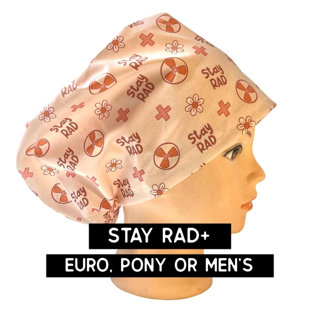 Rad Tech Scrub Hat: Adjustable Euro, Euro-pony, or Men's Style - Etsy