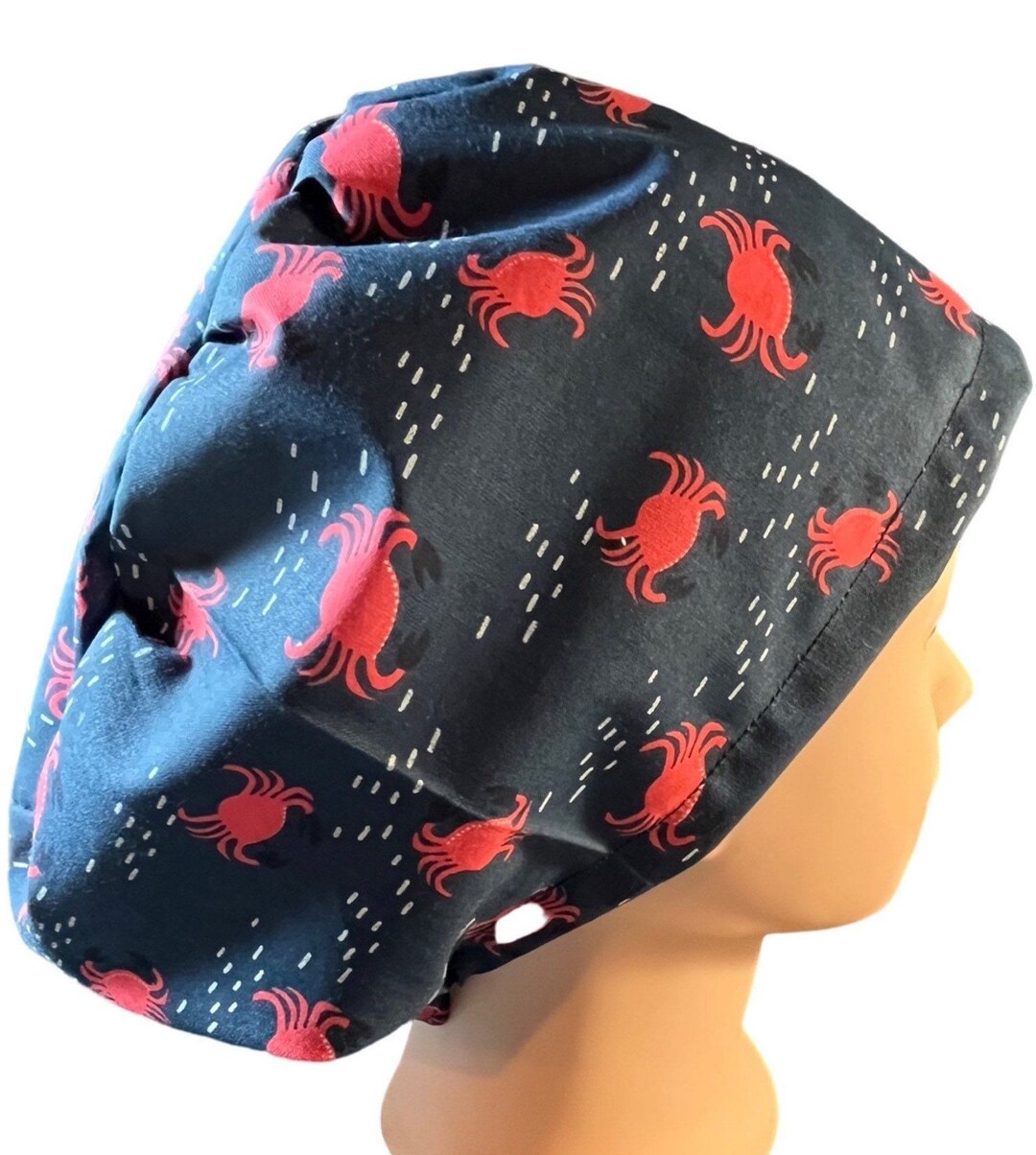 Crab Scrub Hat New England Style Crab Scrub Cap Medical Hat - Etsy
