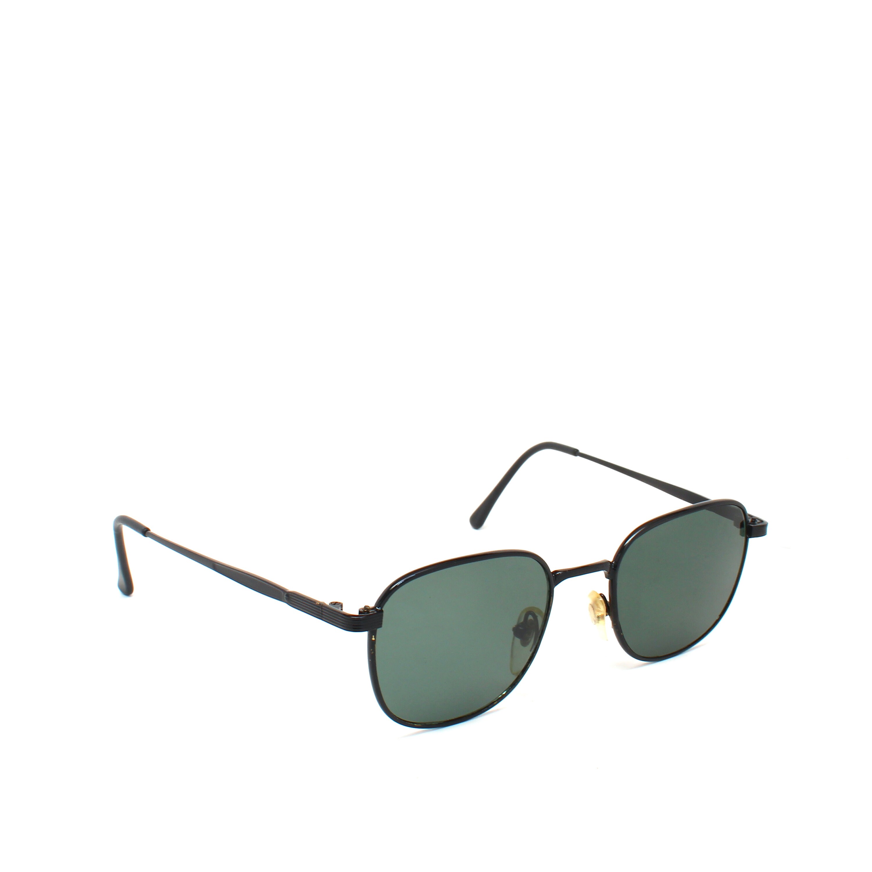 Authentic Vintage 90s Square Black Wire Frame Sunglasses - Etsy