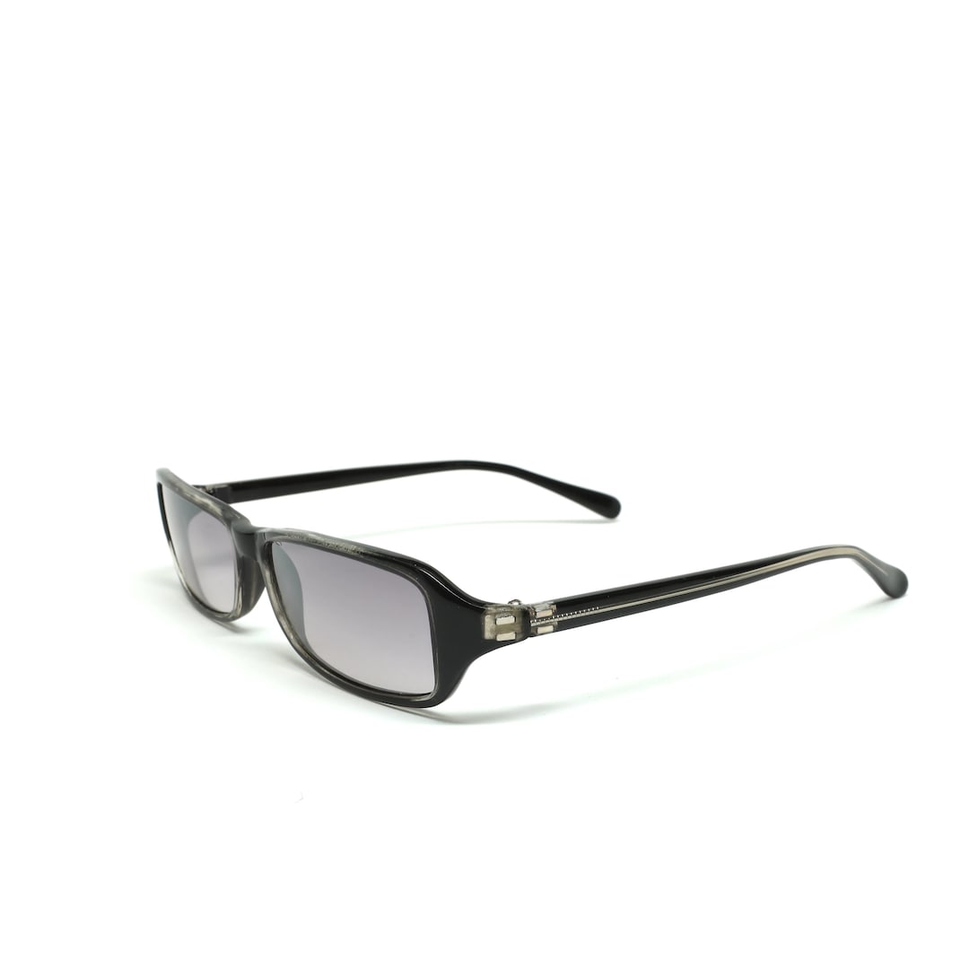 Deluxe Vintage 90s Semi Opaque Rectangle Frame Sunglasses - Etsy