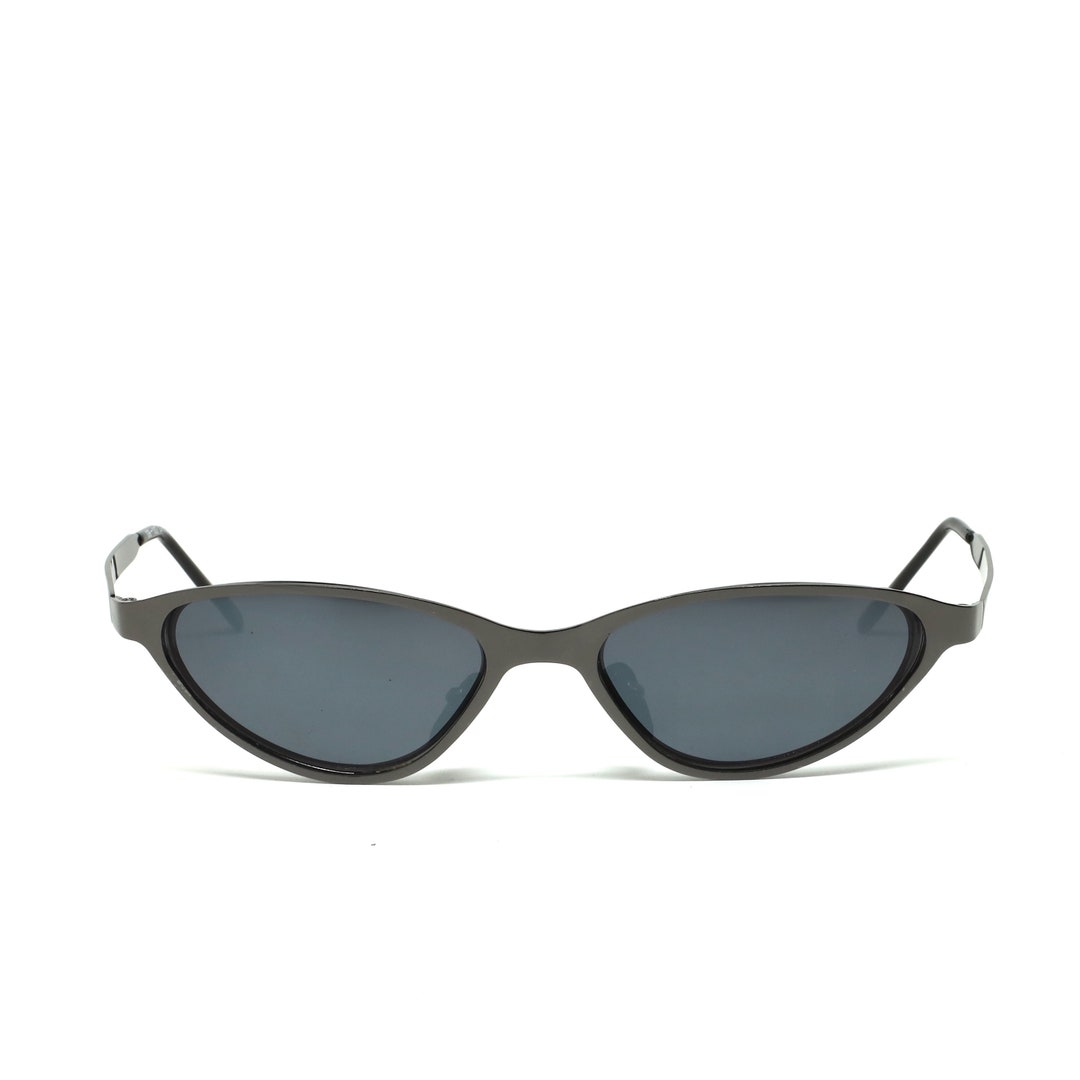 Authentic Vintage 90s Steel Wire Frame Triangular Sunglasses - Etsy